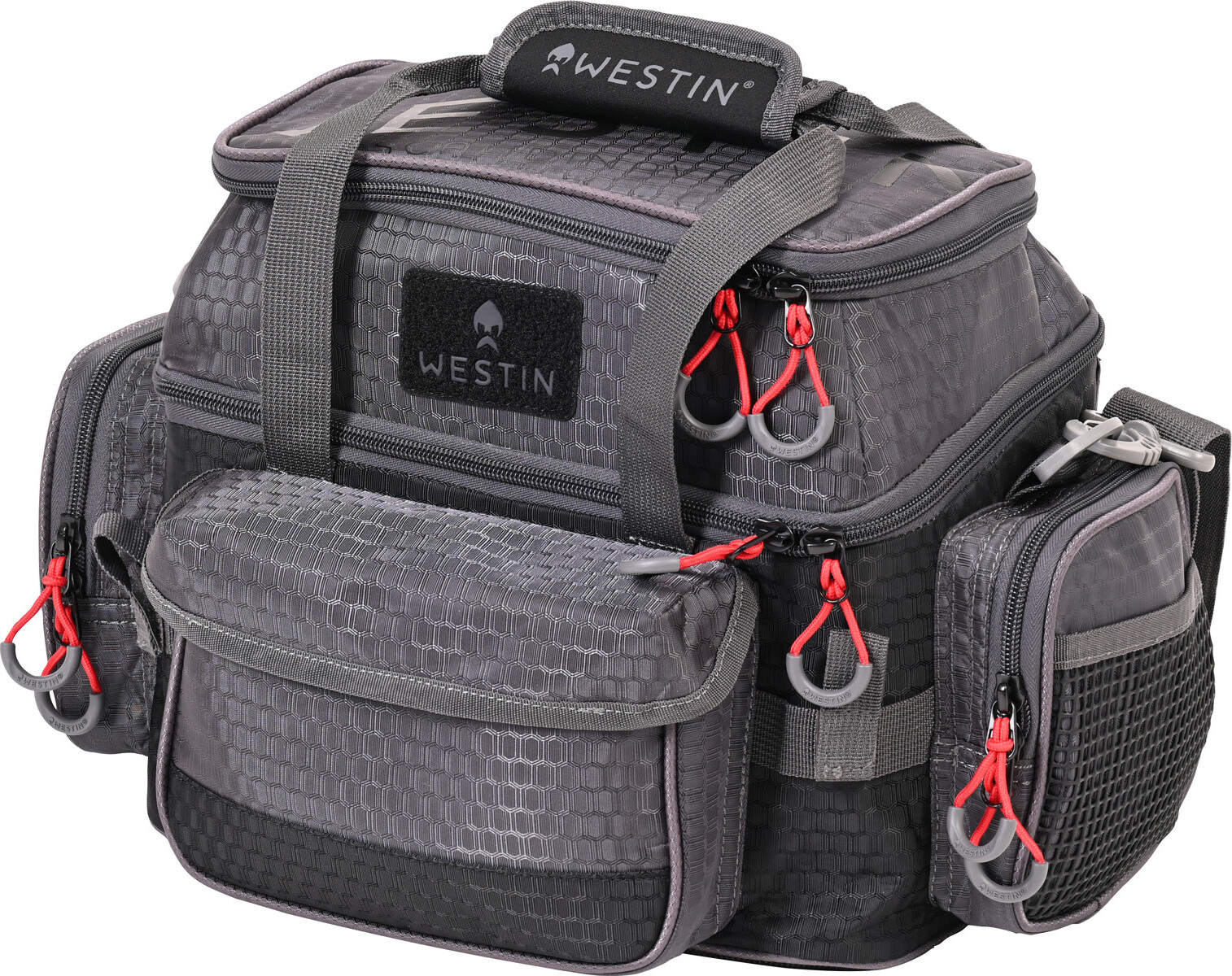 Westin W4 Lure Bag Plus 4 Boxes Small Titanium Black Glasgow Angling Centre